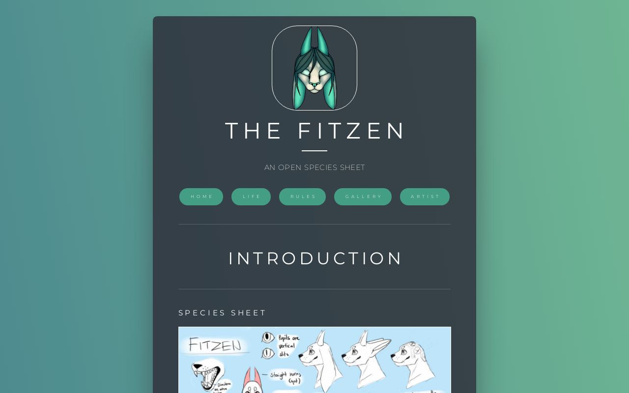 Fitzen Species Sheet
